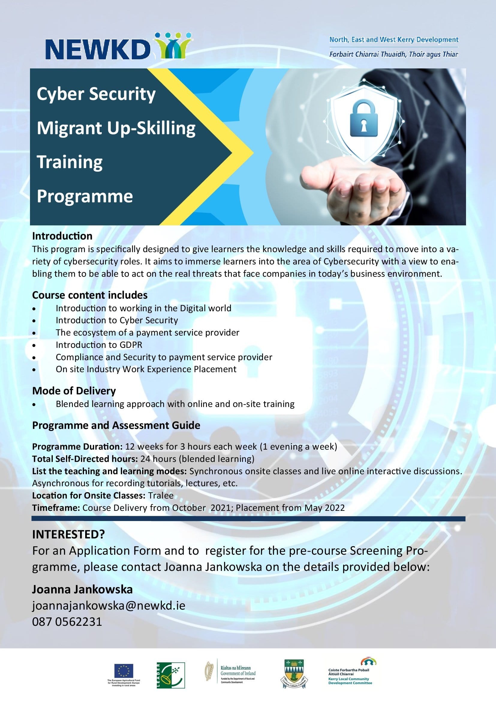 Cyber Security Migrant Up-skilling Training Programme – NEWKD