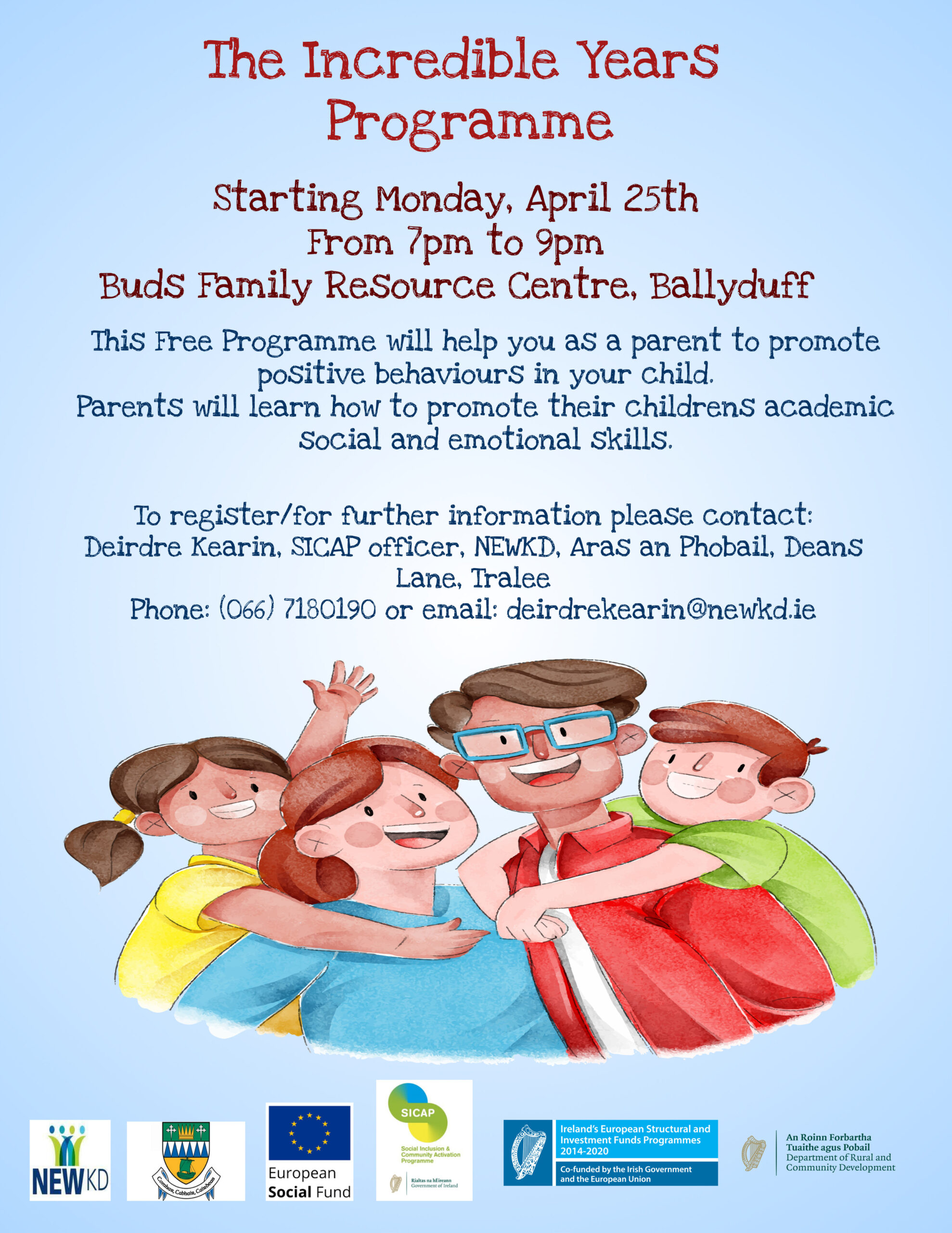 The Incredible Years starts soon…