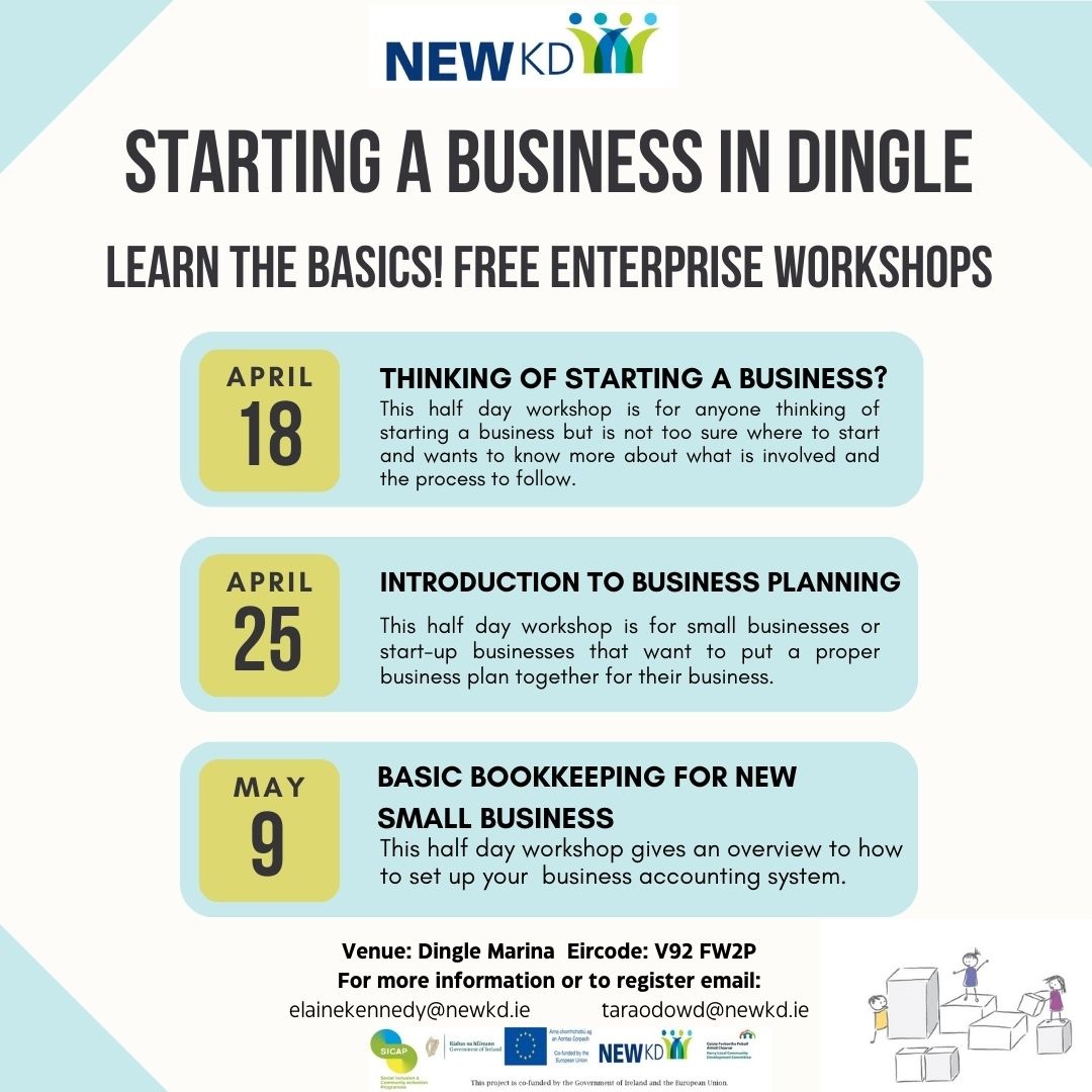 Starting a business in Dingle – North East West Kerry Development Programme